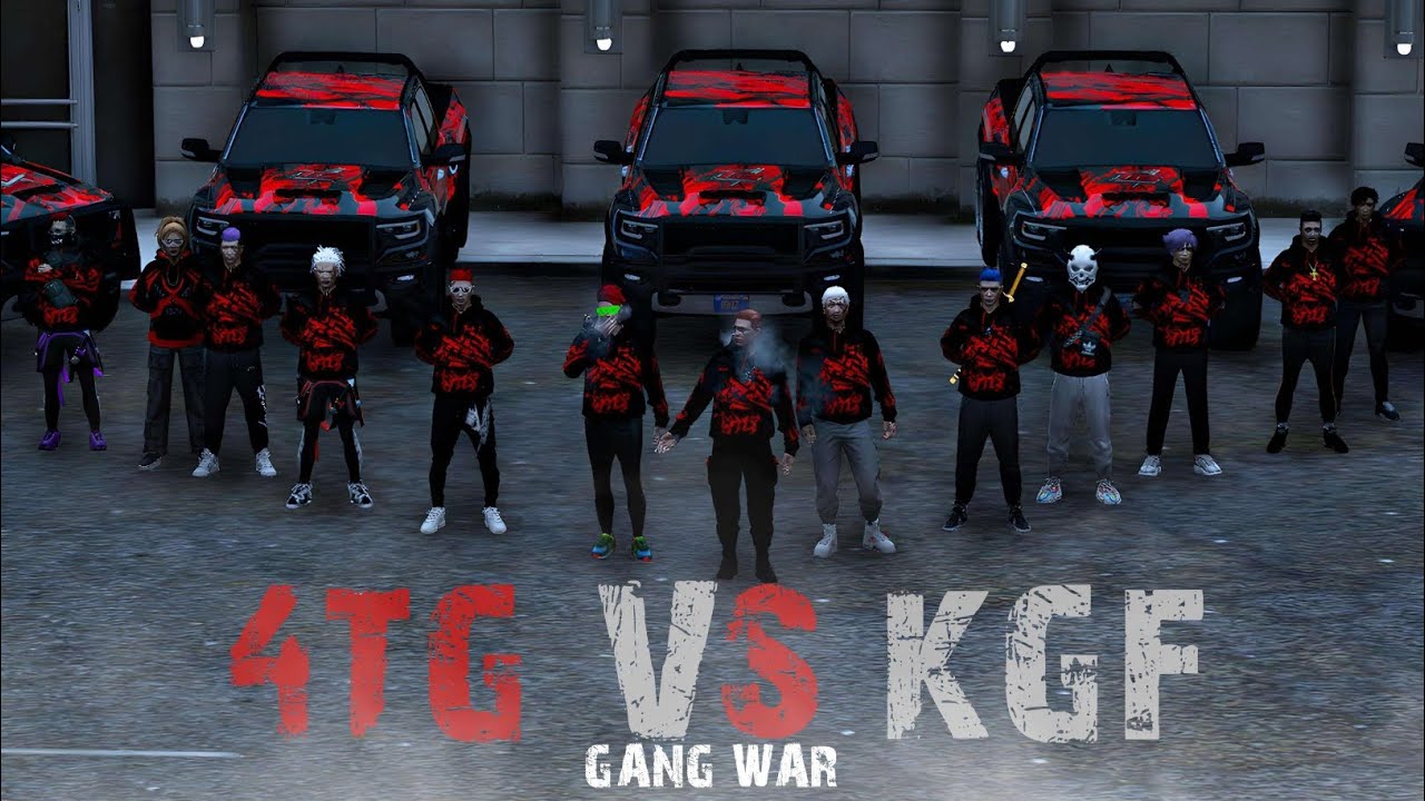 4TG VS KGF GANG WAR || WARNING IT'S 4TG || TGA || #tga #tkrp #gangwar ...