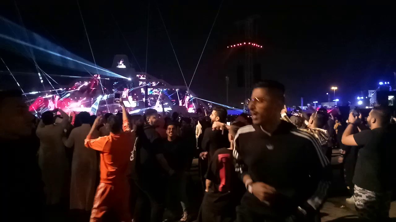 Saudi Arab DJ concert historical diraiya - YouTube