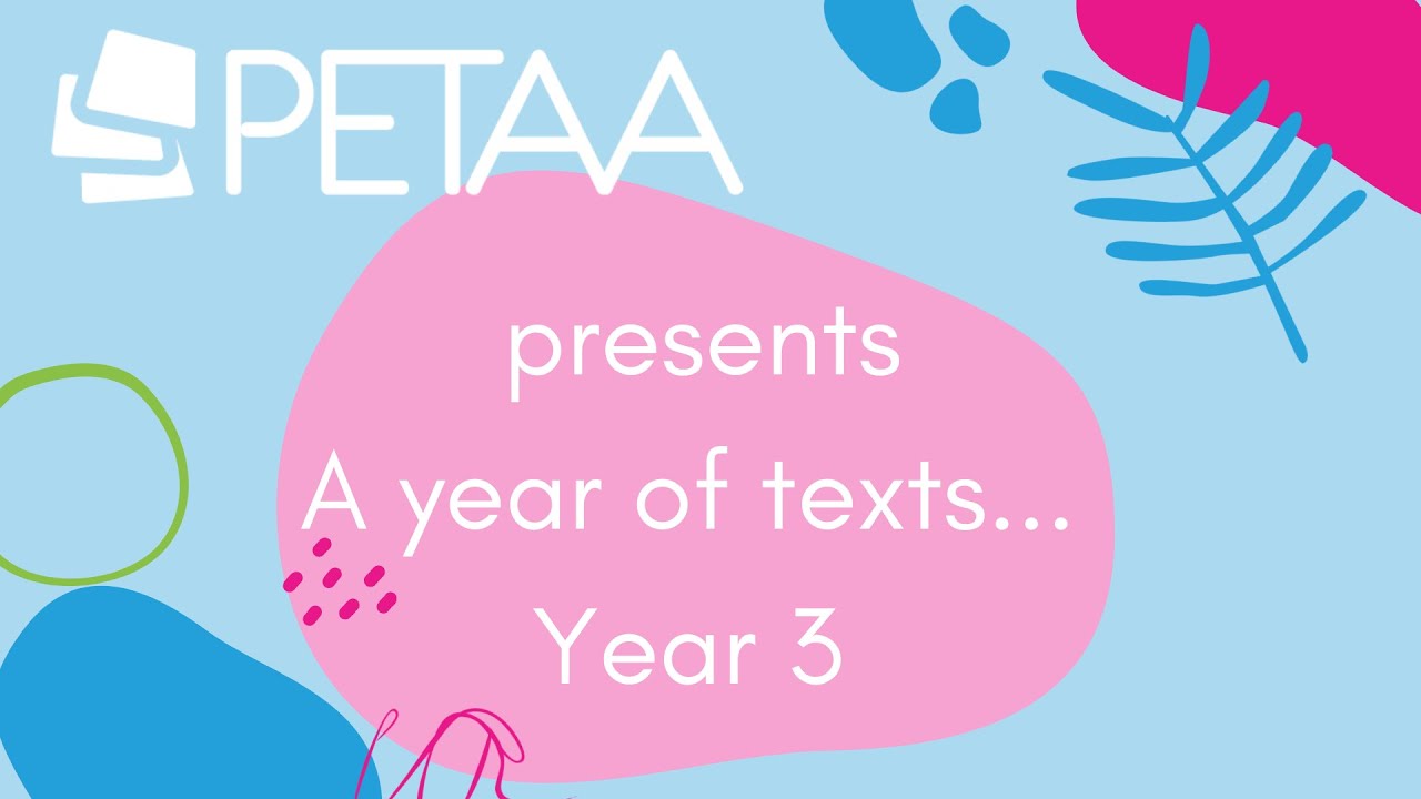 A Year of Texts | Year 3 | All English curriculum learning outcomes ...
