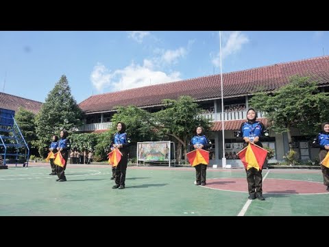 UNJUK PRESTASI SEMAPHORE PRAMUKA SMK NEGERI 1 PURBALINGGGA TAHUN 2025