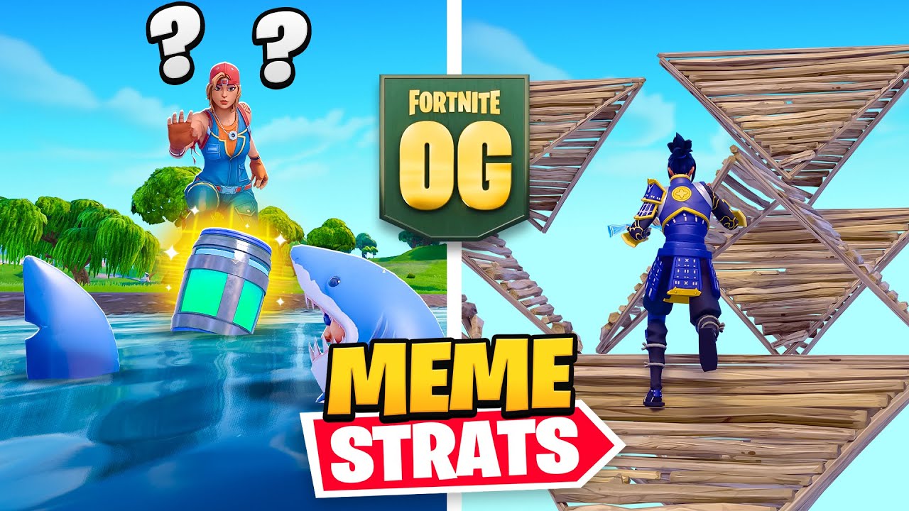 Recreating Fortnite's BEST OG Meme Strats! - YouTube