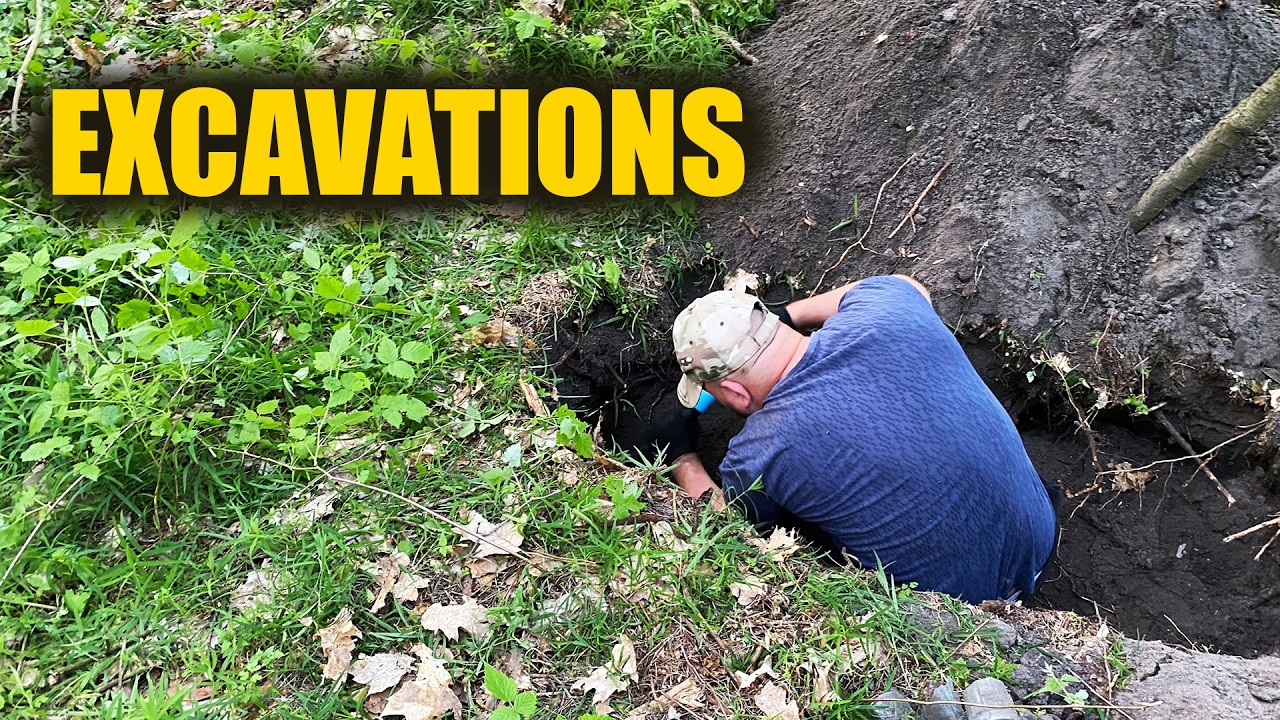 Excavations of a WW1 Military Camp on the Eastern Front. WW1 Metal ...