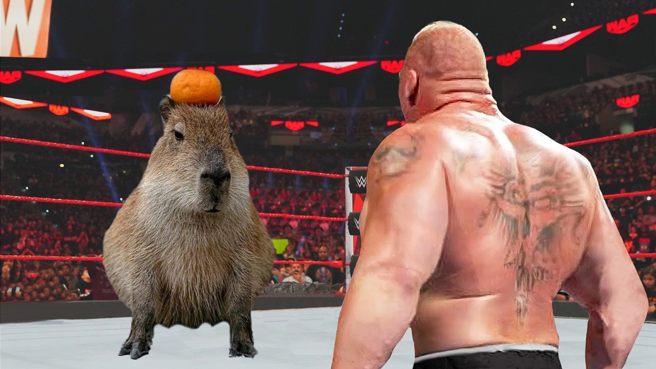 Full Match - Brock Lesnar vs Capybara - Iron Man Match 2026 - YouTube