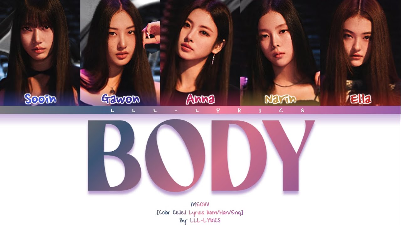 MEOVV- 'BODY' (Lyrics) Color Coded Lyrics - YouTube