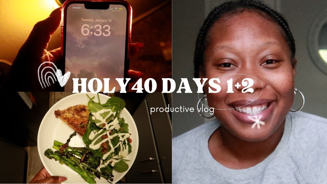 Getting Back on Track| Holy 40 Challenge Days 1+2 - YouTube
