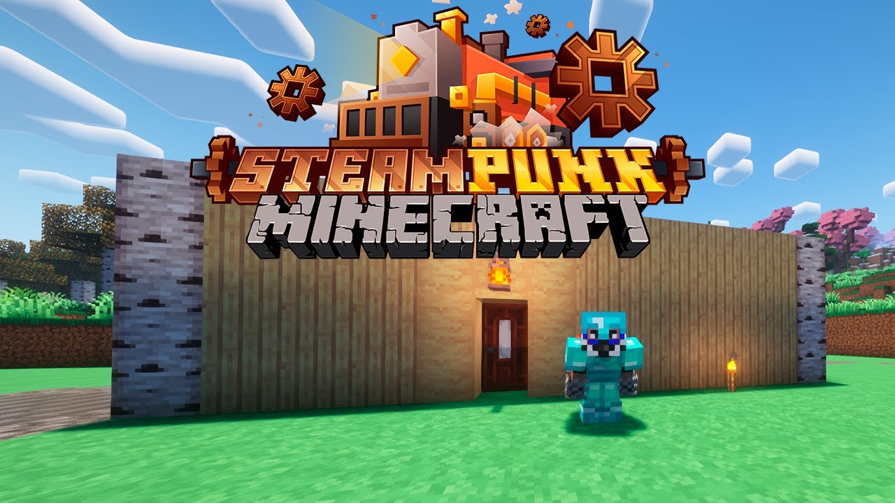 STEAMPUNK MINECRAFT MODPACK EP2 BASE Y EXPLORACION - YouTube