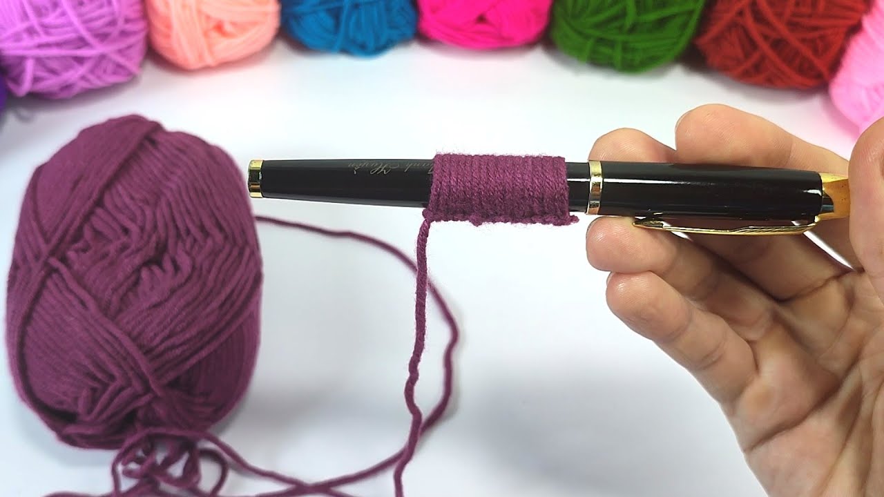 DIY Wool | SUPER IDEAS! Look what I did with the super effective pen ...