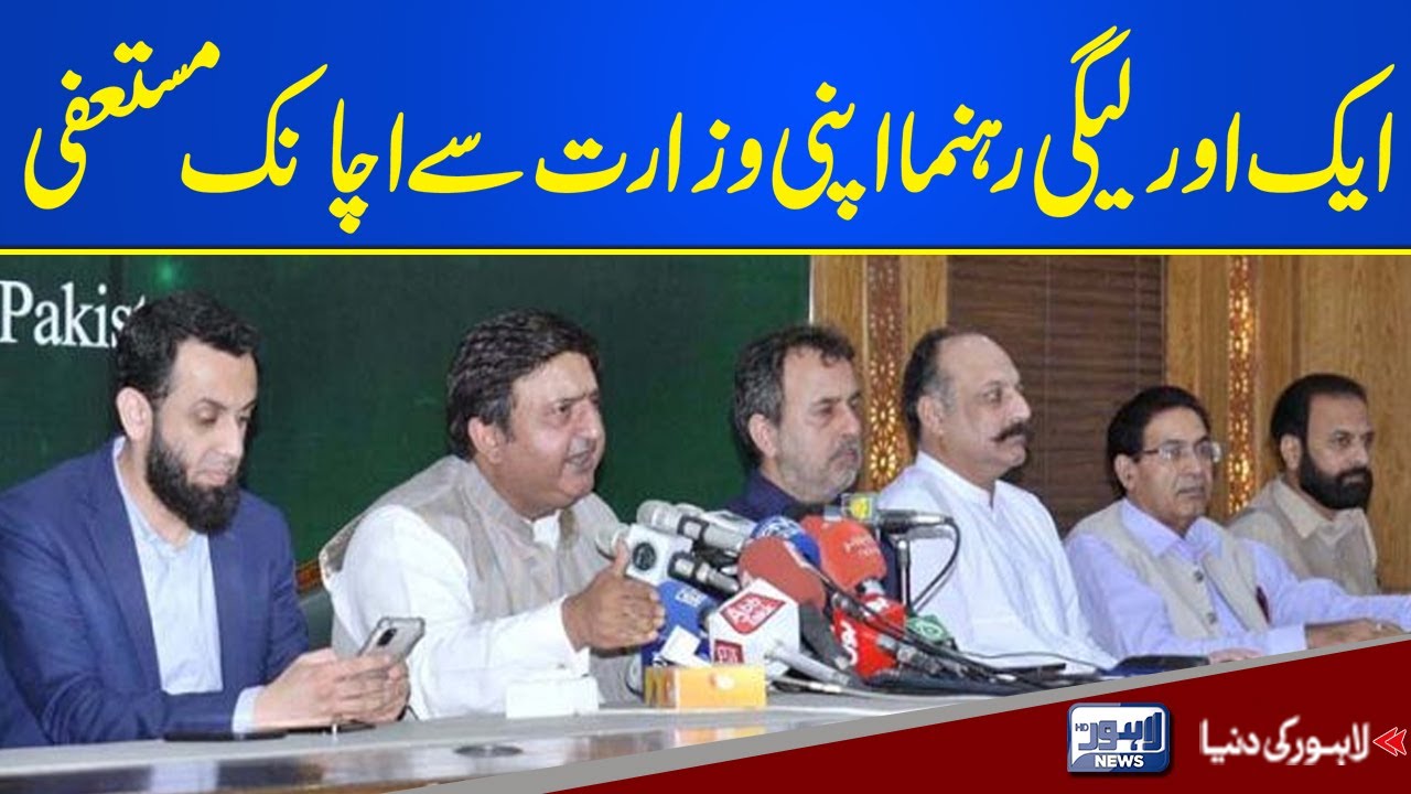 Another PML-N leader stepped down from His Ministry | Lahore News HD ...