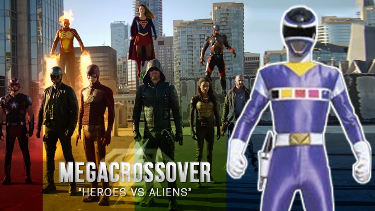 Arrowverse ¡Invasión! + Power Rangers: In Space | OPENING CROSSOVER ...