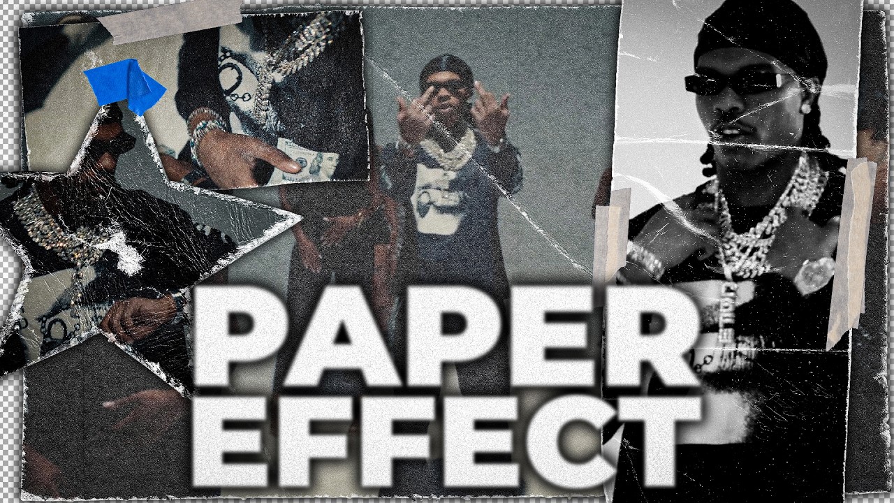 How to Create PAPER RIP COLLAGE EFFECT out of ANYTHING!! (Premiere Pro ...