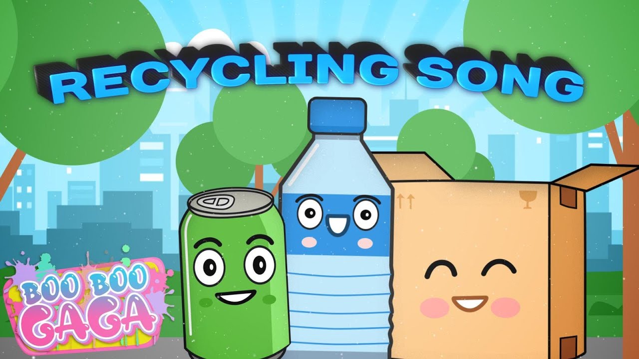 The Recycling Song for Kids [by Boo Boo Gaga] #booboogaga - YouTube