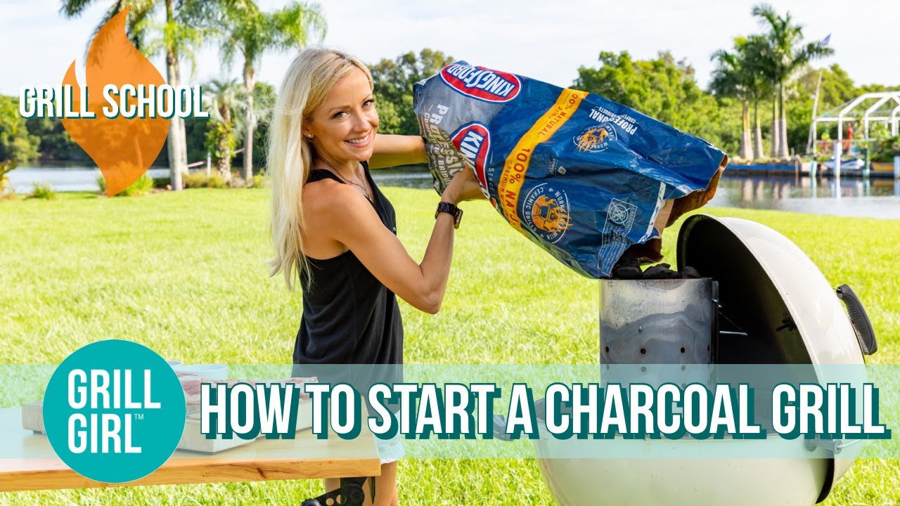 How to Start A Charcoal Grill Quickly | Grill School | Grill Girl Robyn ...