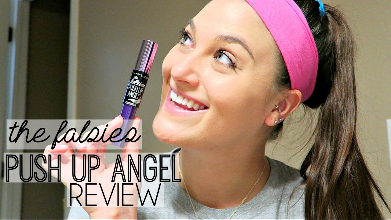 Maybelline The Falsies Push Up Angel Mascara Review + Demo - YouTube