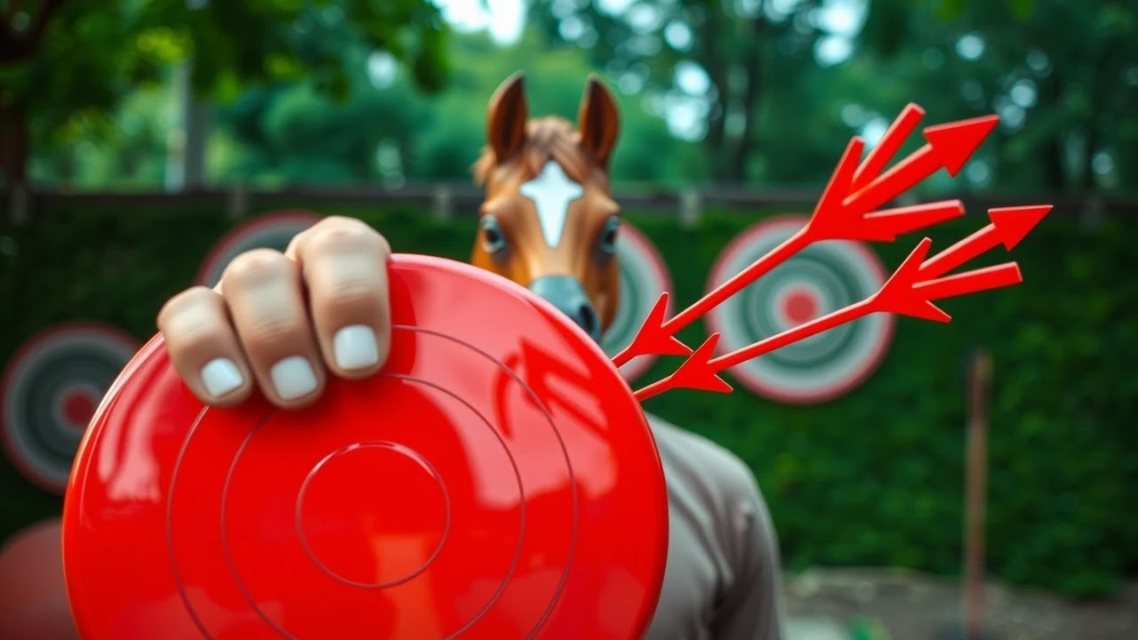 Backyard Archery Challenge | Hitting Bullseyes in my Own Yard - YouTube