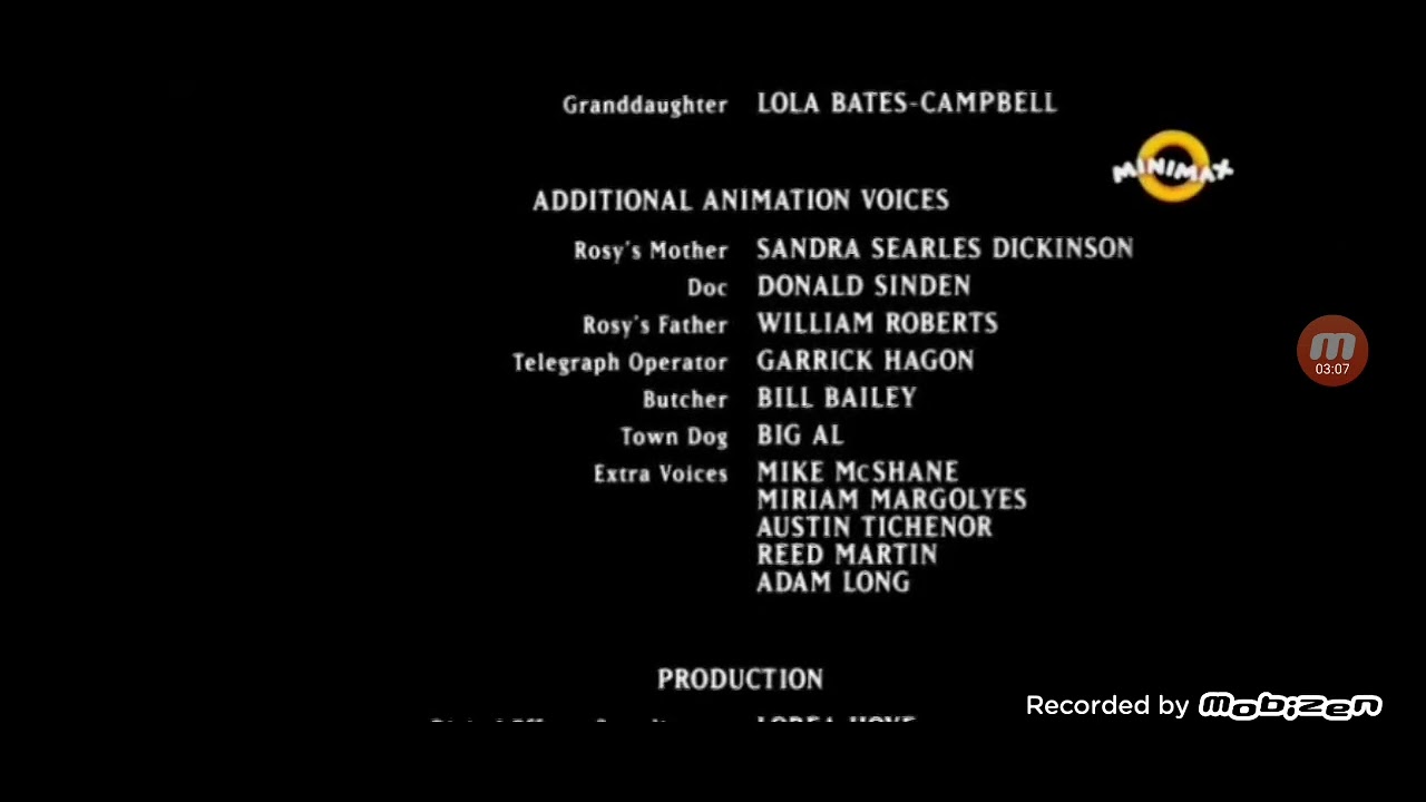 Balto End Credits (1995) (Minimax România Airing) - YouTube