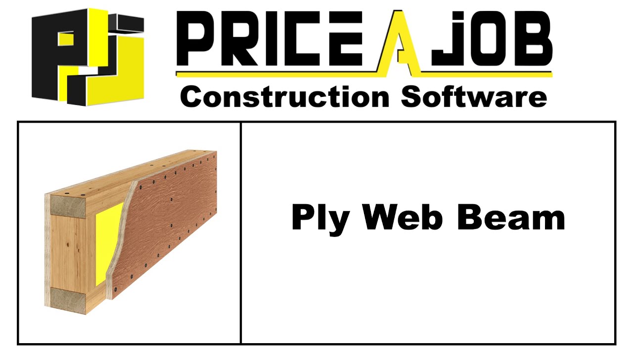 Estimating Projects: Timber Ply Web Beam - Price A Job - YouTube