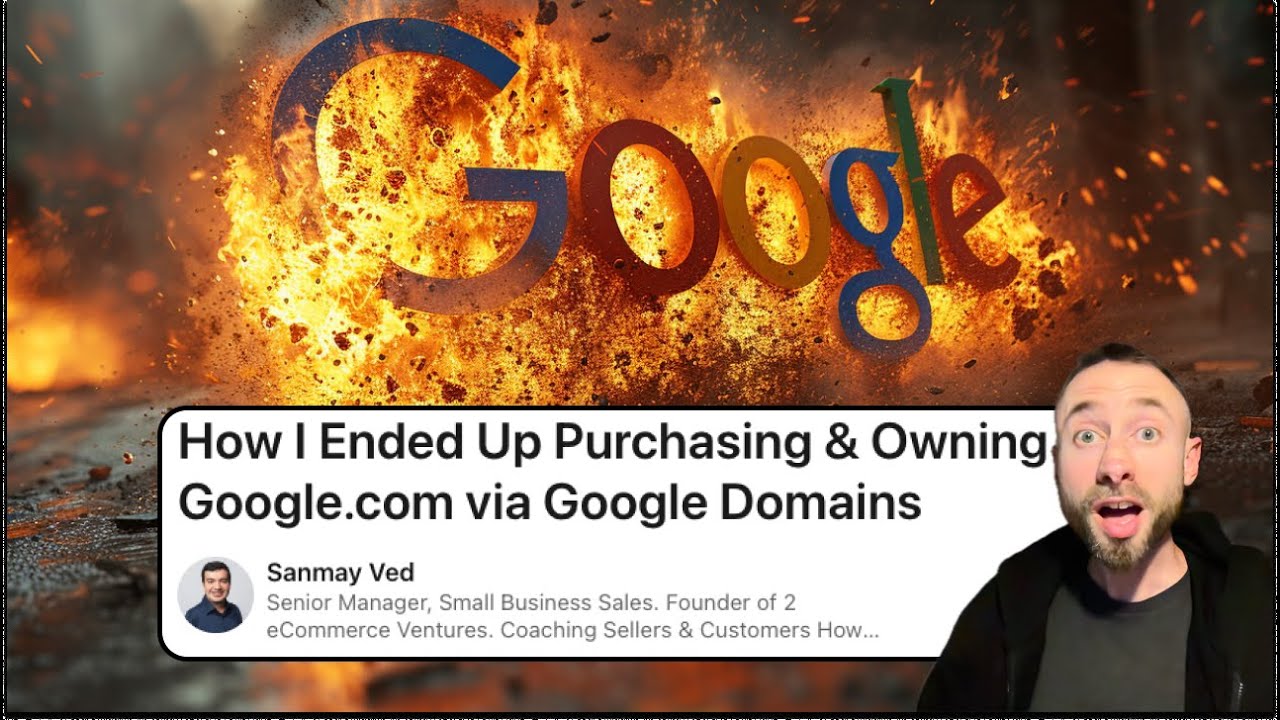 When Google Forgot to Renew Google.com and Somebody Bought It - YouTube