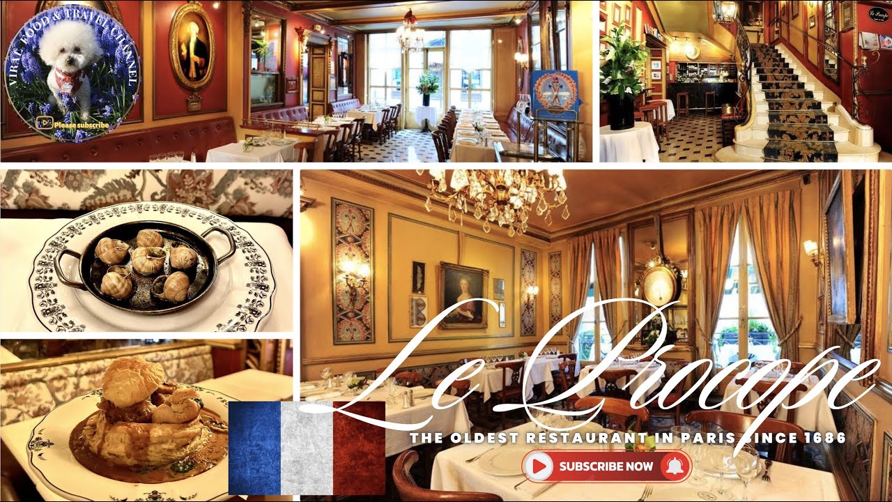 [4K]Dine at Le Procope: Paris' Historic Café Since 1686 - YouTube