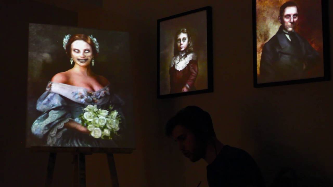 Unliving Portraits: Projection Mapping - YouTube