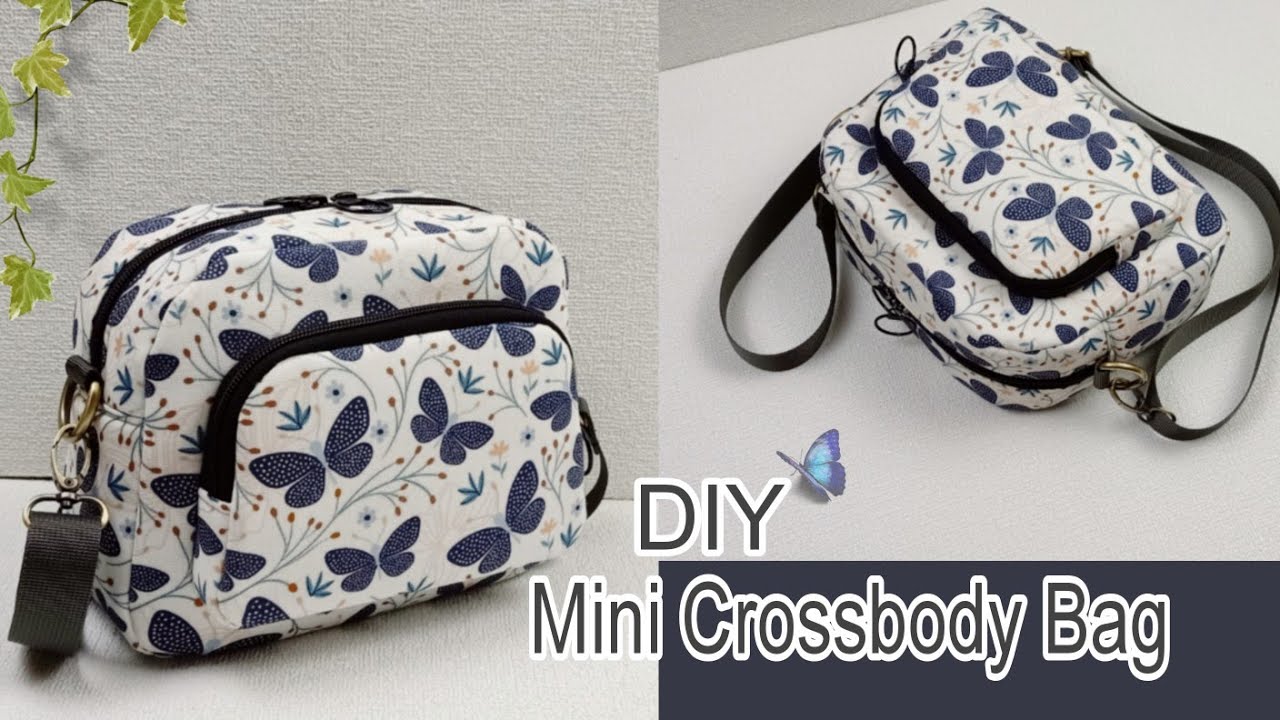DIY Cara Membuat Tas/Mini Crossbody Bag/Tutorial & Pattern - YouTube