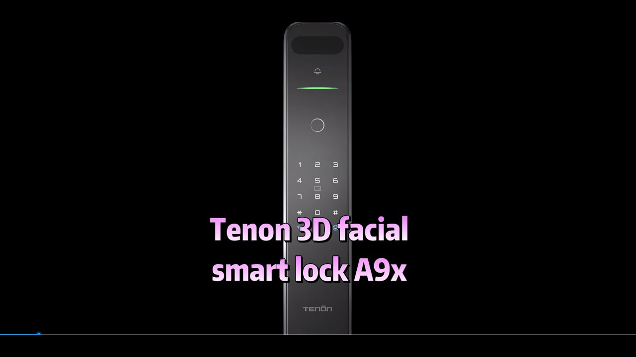 Tenon newest 3D Facial Recognition smart lock A9X. #tenonsmartlock # ...