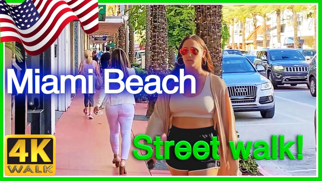 【4K】WALK MIAMI Beach 4k video BAL HARBOUR & Surfside SLOW TV - YouTube