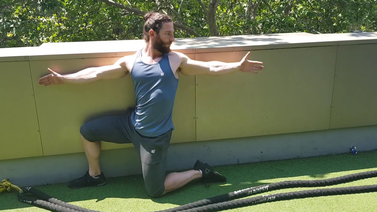 Archer Stretch (Lunge) - YouTube