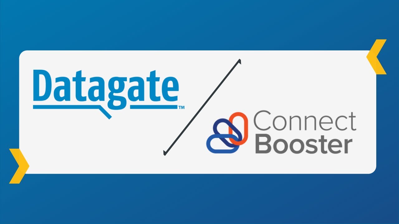 Datagate Integrates with ConnectBooster - YouTube