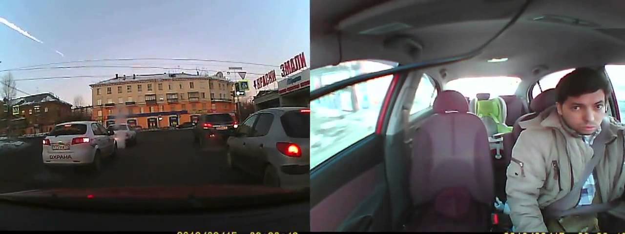 Russia Meteor Explosion - Driver Shocked [HD] - YouTube