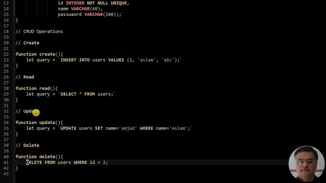 15 - Web Application - Converting SQL to JavaScript Functions - Part 1 - YouTube