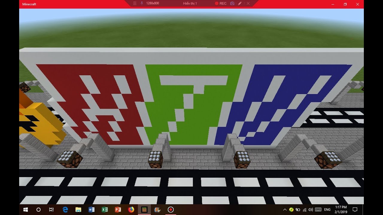 BUILD LOGO ĐÀI TRUYỀN HÌNH HTV KHỔNG LỒ TRONG MINECRAFT - King Building ...