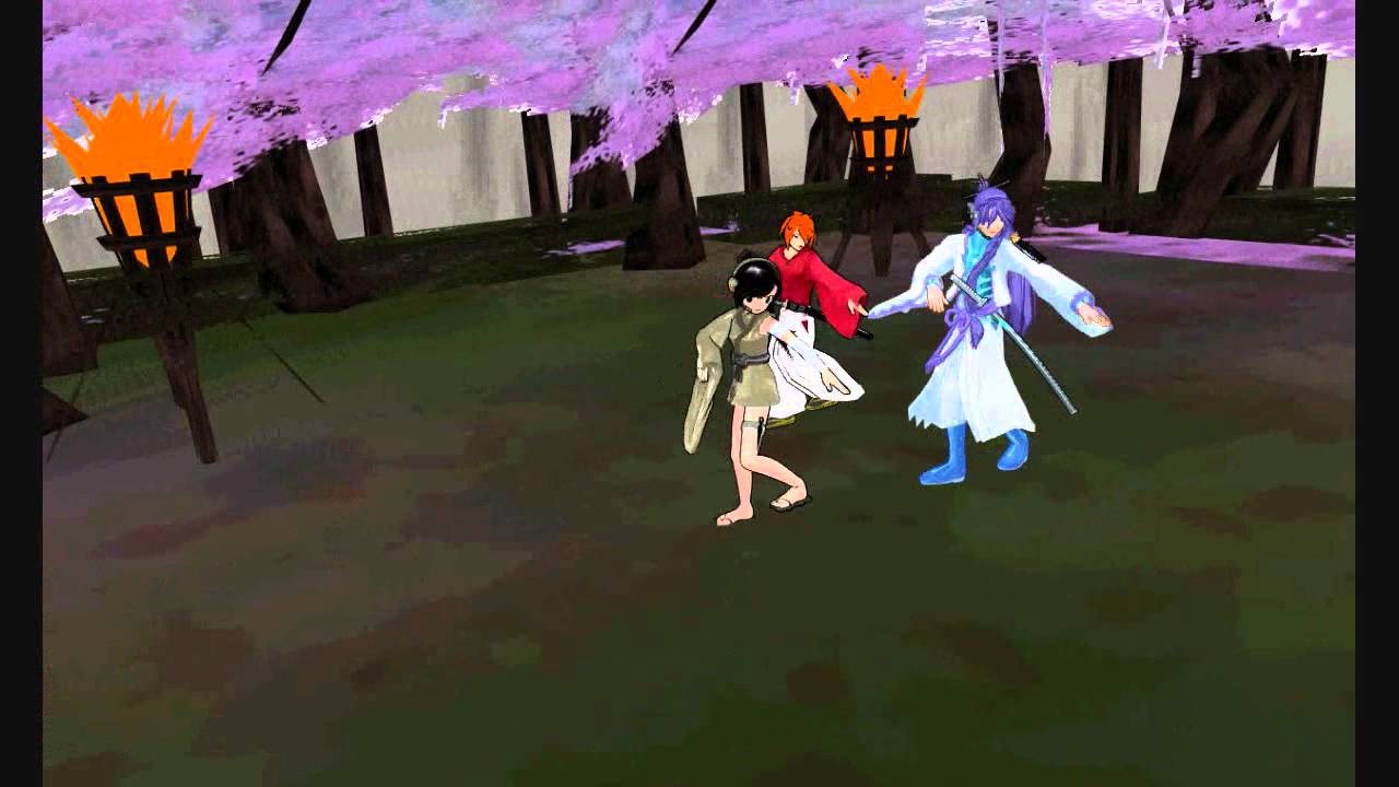 mmd dancing samurai - YouTube