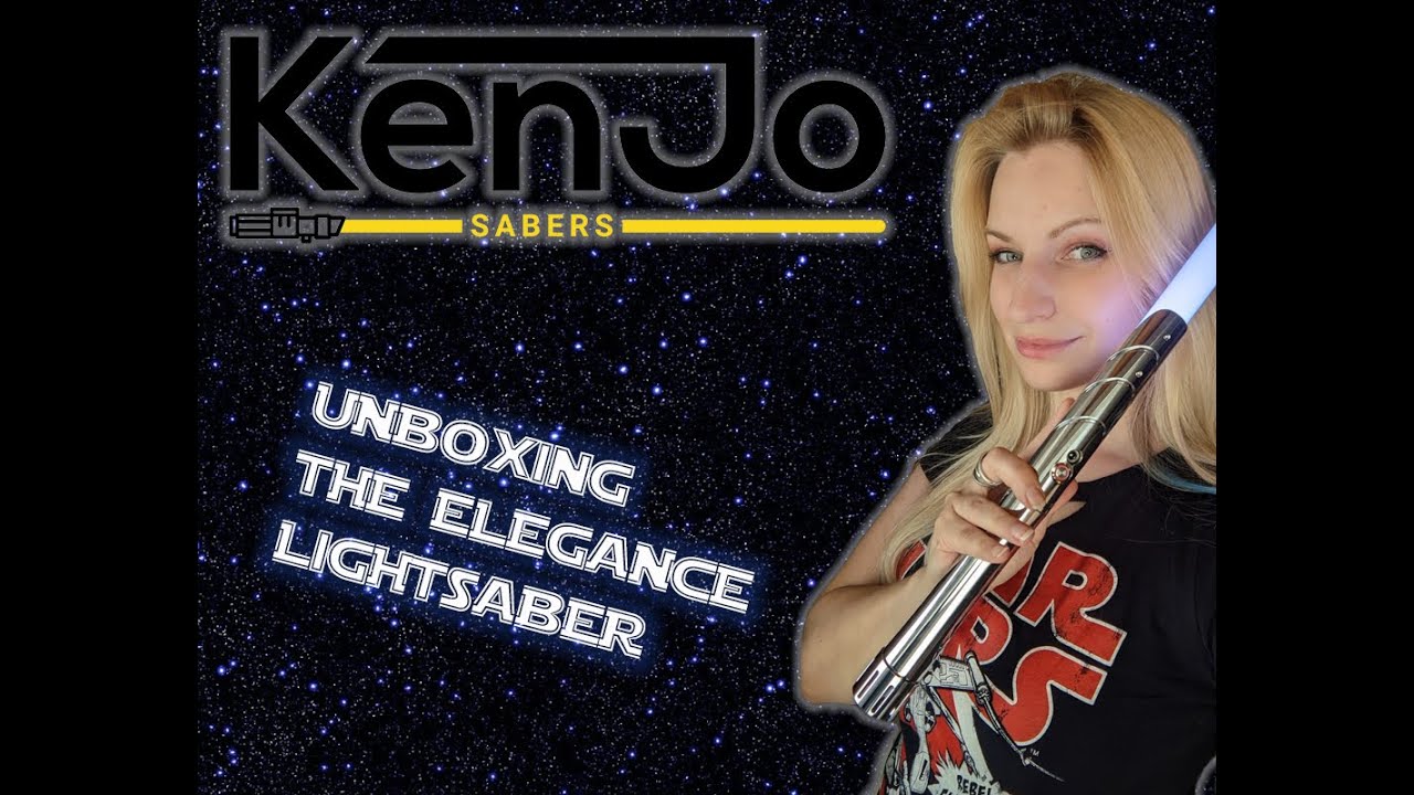 Elegance Lightsaber unboxing and review (Kenjosabers) - YouTube