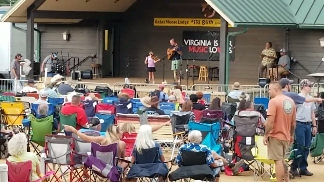 8 year old Lena Nichols at Galax Fiddlers Convention - 8/8/22 - Clinch ...