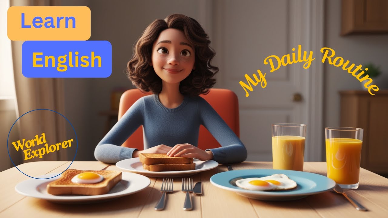 My Daily Routine | English Speaking - Listening Skills | Improve Your ...