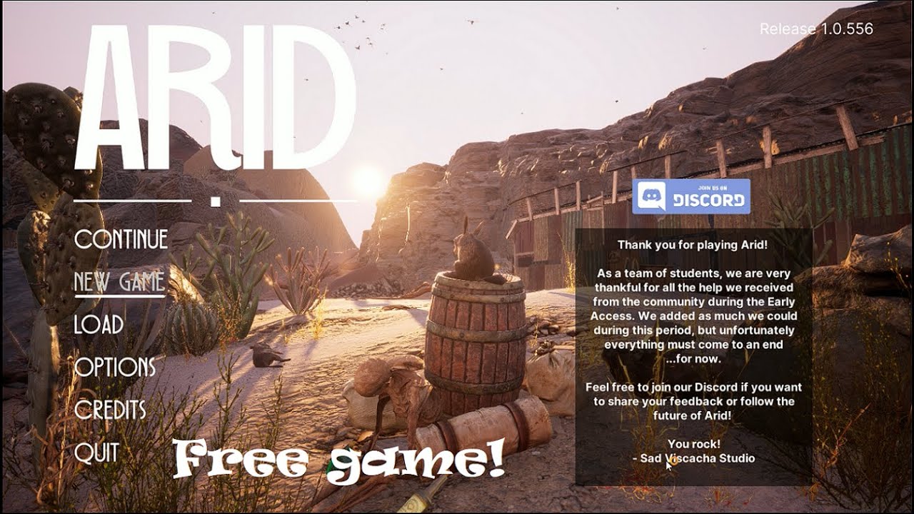 Free Game on Steam! - Arid - YouTube