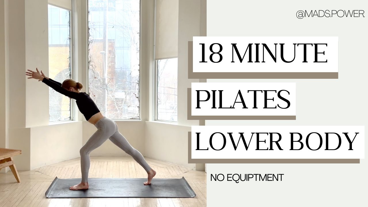 18-Min Pilates: Lower Body Focus, No Equipment - YouTube