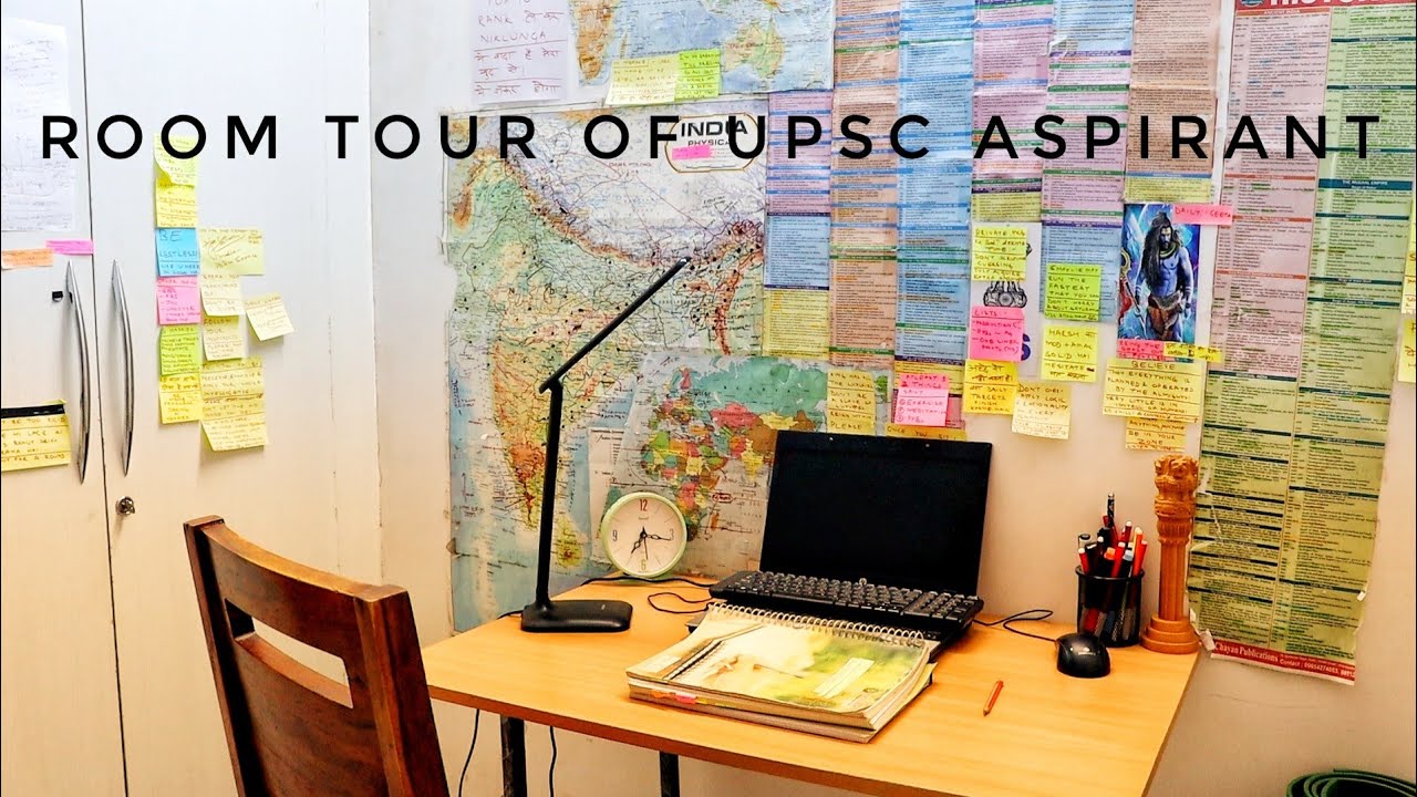 ROOM TOUR OF UPSC ASPIRANT😎 - YouTube