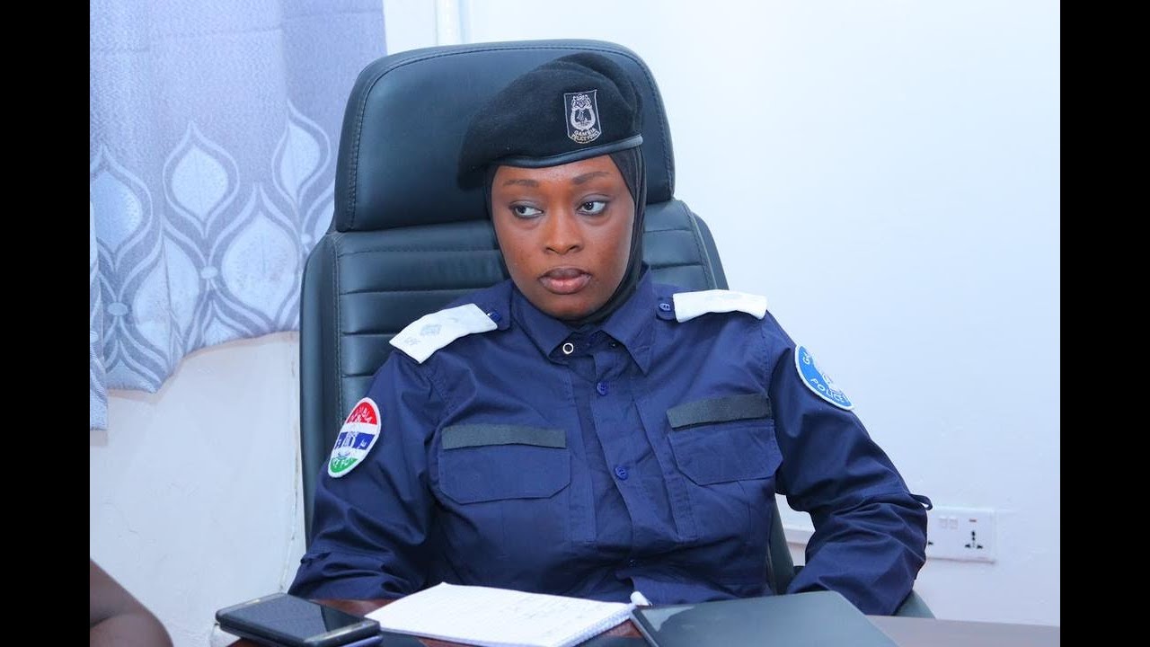 INTERVIEW WITH THE GAMBIA POLICE FORCE PRO BINTA NJIE - YouTube