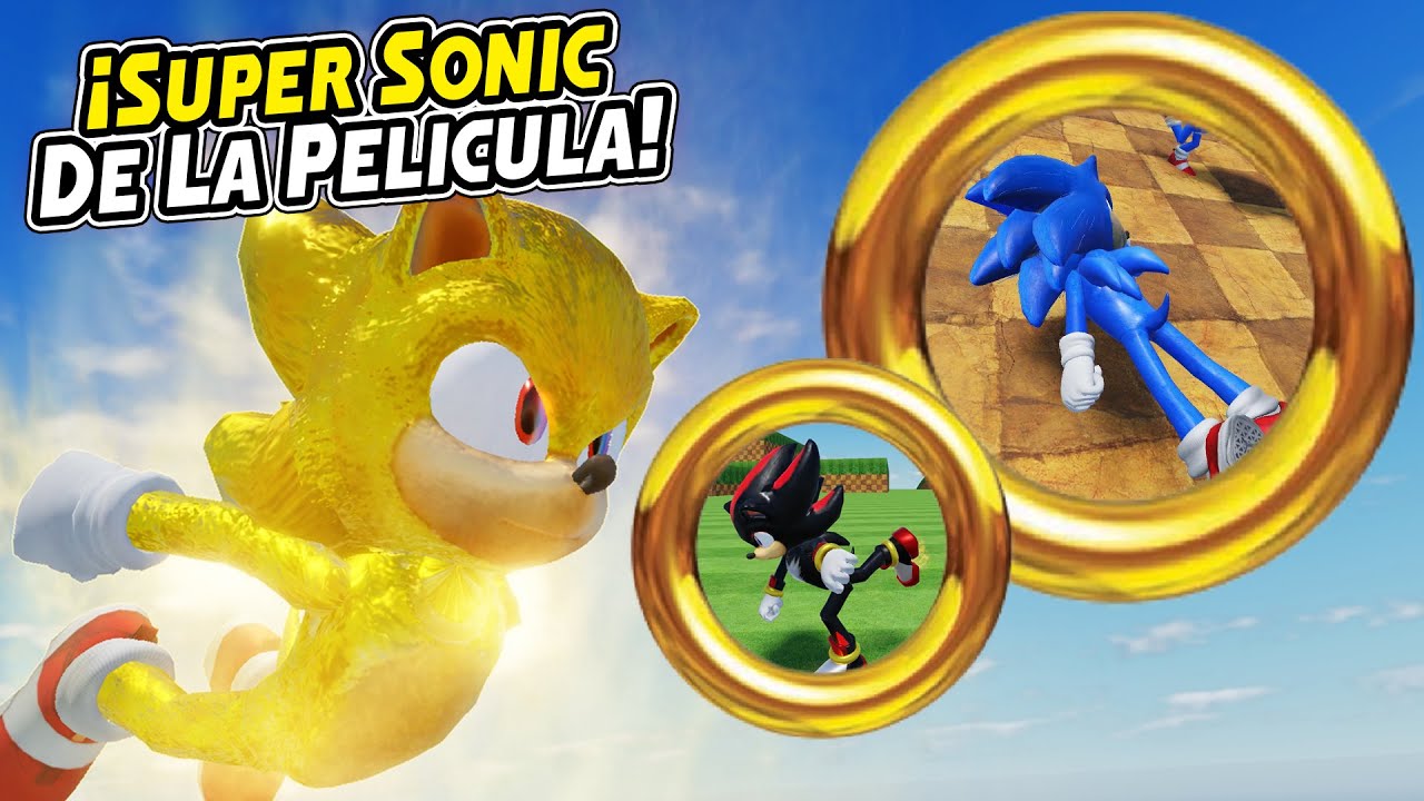 SuperSonic y Shadow en Sonic Movie Experience Roblox! #sonic #shadow # ...