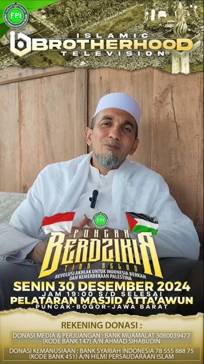 KH SHOBRI LUBIS AJAK UMAT ISLAM UNTUK HADIRI PUNCAK BERDZIKIR XIII | MASJID ATTA'AWUN 30/12/2024 ...