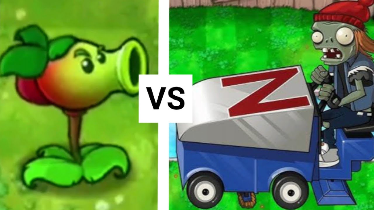Plants vs. Zombies Fusion. 20 Cherry Shooter Vs ice car. mode hard game ...