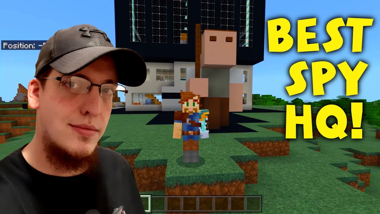 Minecraft SPY Headquarters- Spy Agency Build No Mods - YouTube