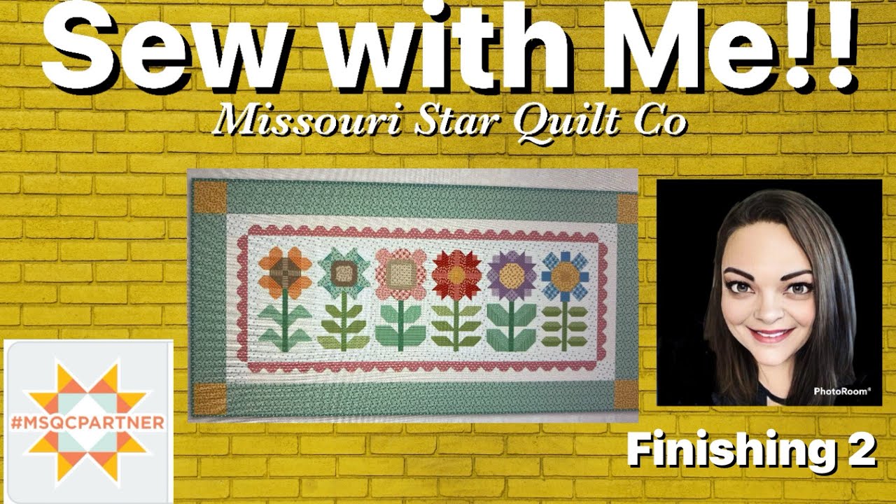 Sew with me! Prairie Quilt Seeds by Lori Holt - Finishing 2 - YouTube