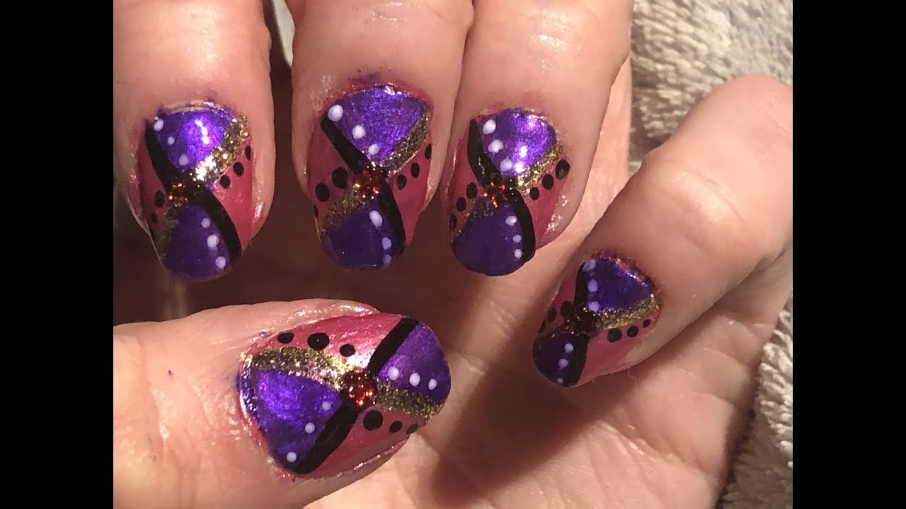 ASMR Nail Art Design - YouTube