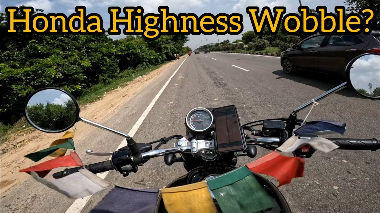 Honda Highness CB350 Wobbling issue | Wobbling Test #hondahnesscb350 # ...