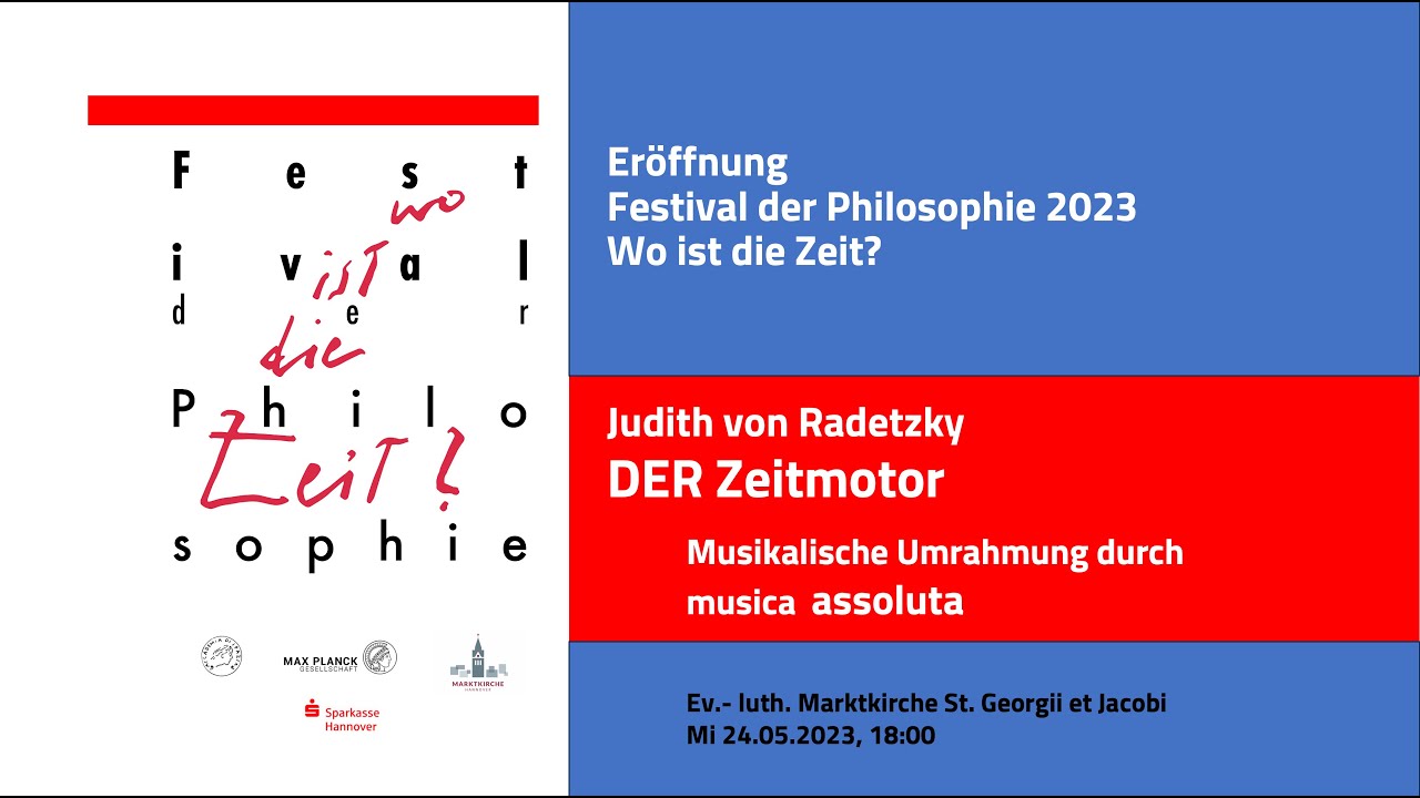 Eröffnung Festival der Philosophie 2023 mit Judith von Radetzky - YouTube