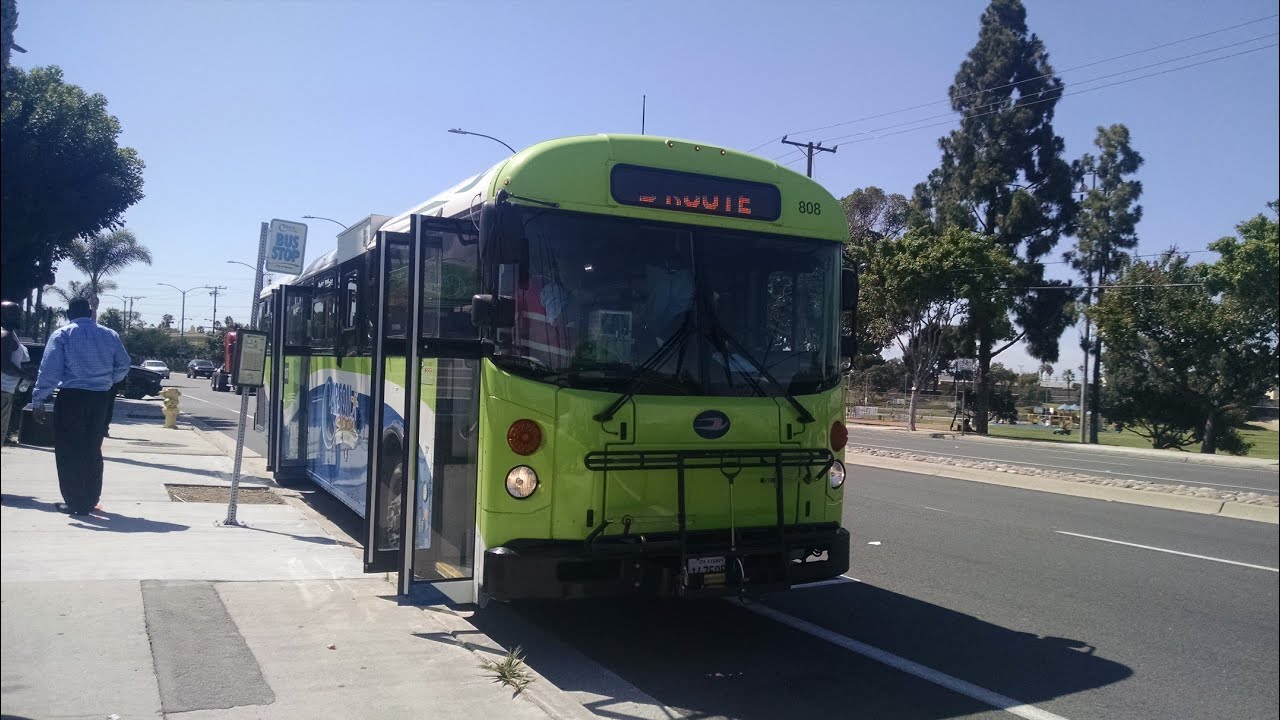 Carson Circuit Transit System 2017 Blue Bird TX4 CNG #808 - YouTube