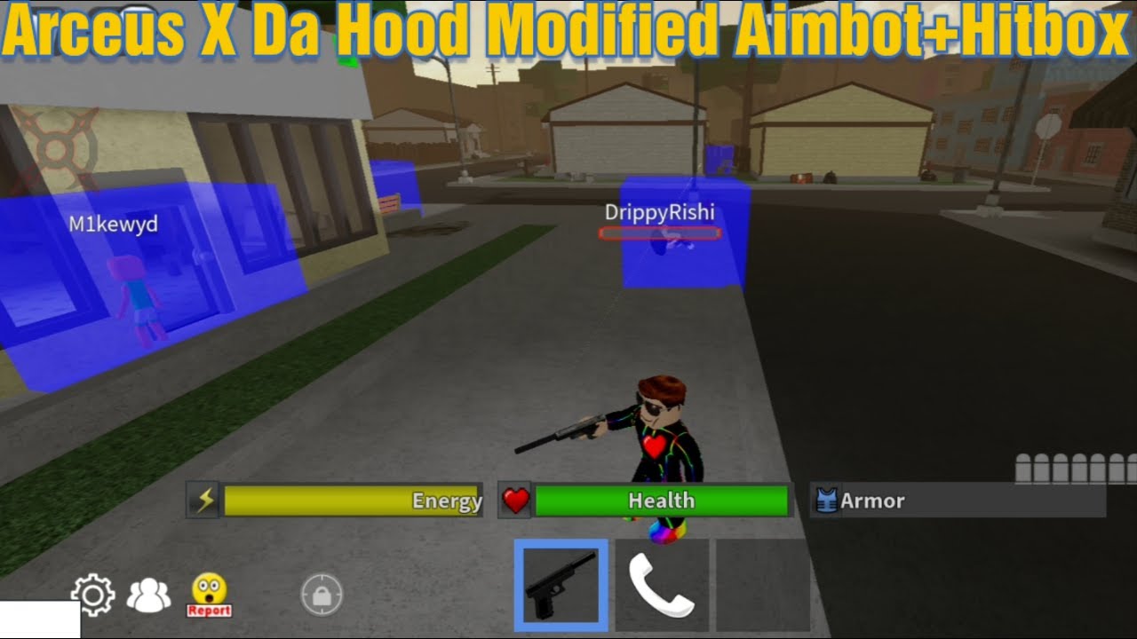 Arceus X Da Hood AimLock+ Hitbox Script - YouTube
