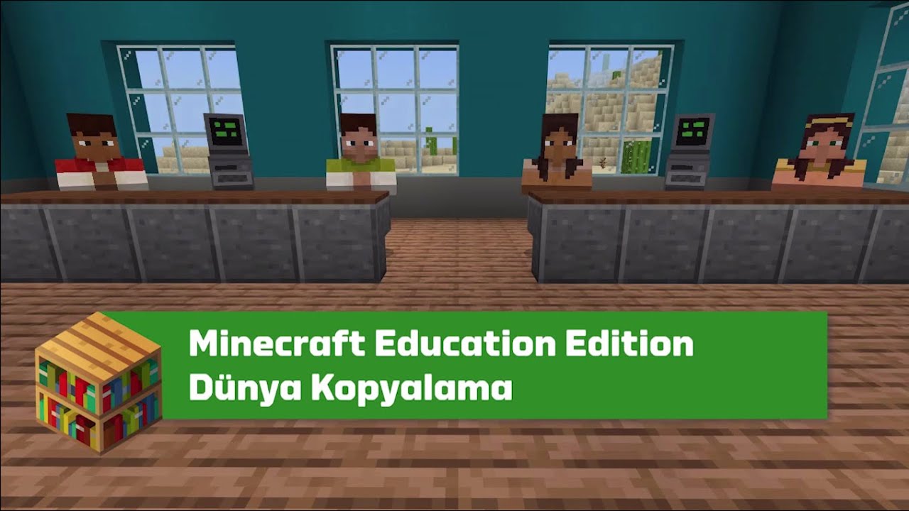 🌍⚡️🌍 Minecraft Education Dünya Kopyalama - Minecraft'ta Nasıl Dünya ...
